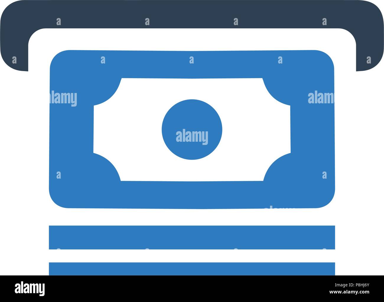 Withdraw cash out Stock Vector Images - Alamy