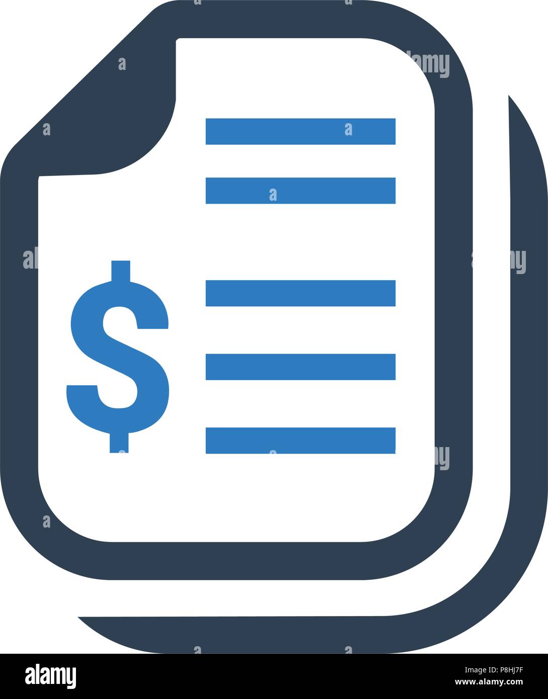 Financial Statement Icon Stock Vector Image & Art - Alamy
