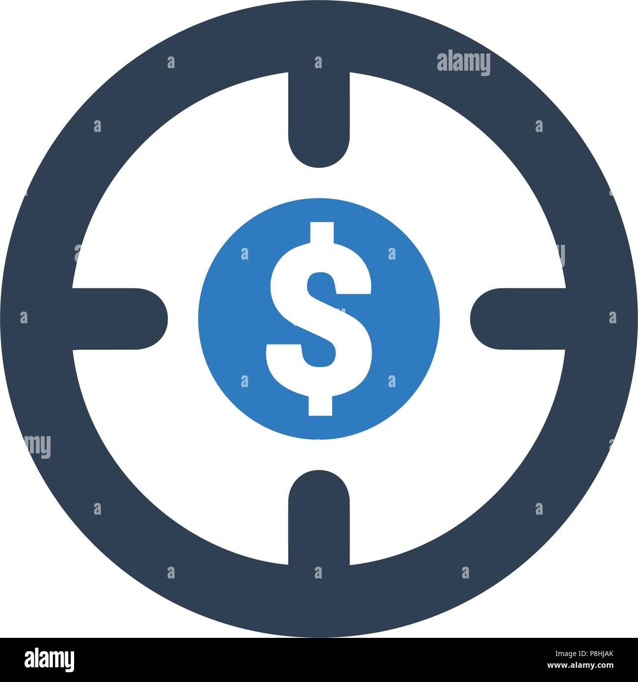 Target Profit Icon Stock Vector Image & Art - Alamy