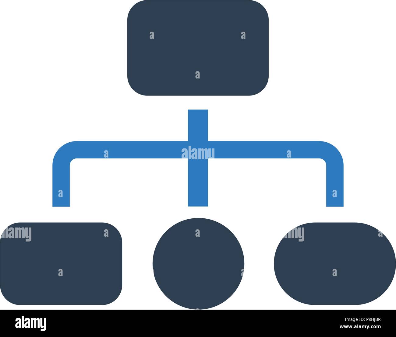 Hierarchy Structure Icon Stock Vector Image & Art - Alamy