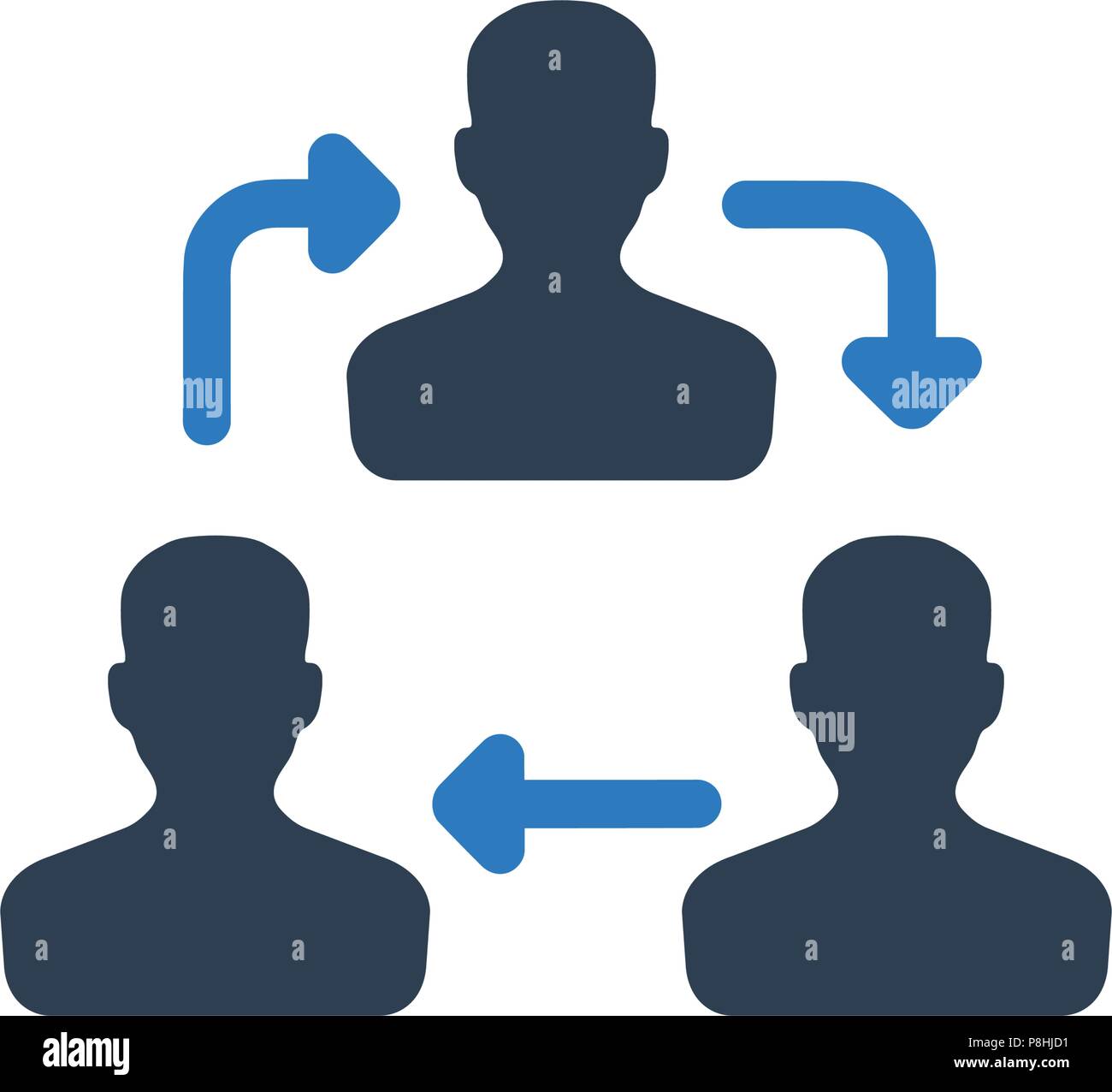 Teamwork icon hi-res stock photography and images - Alamy