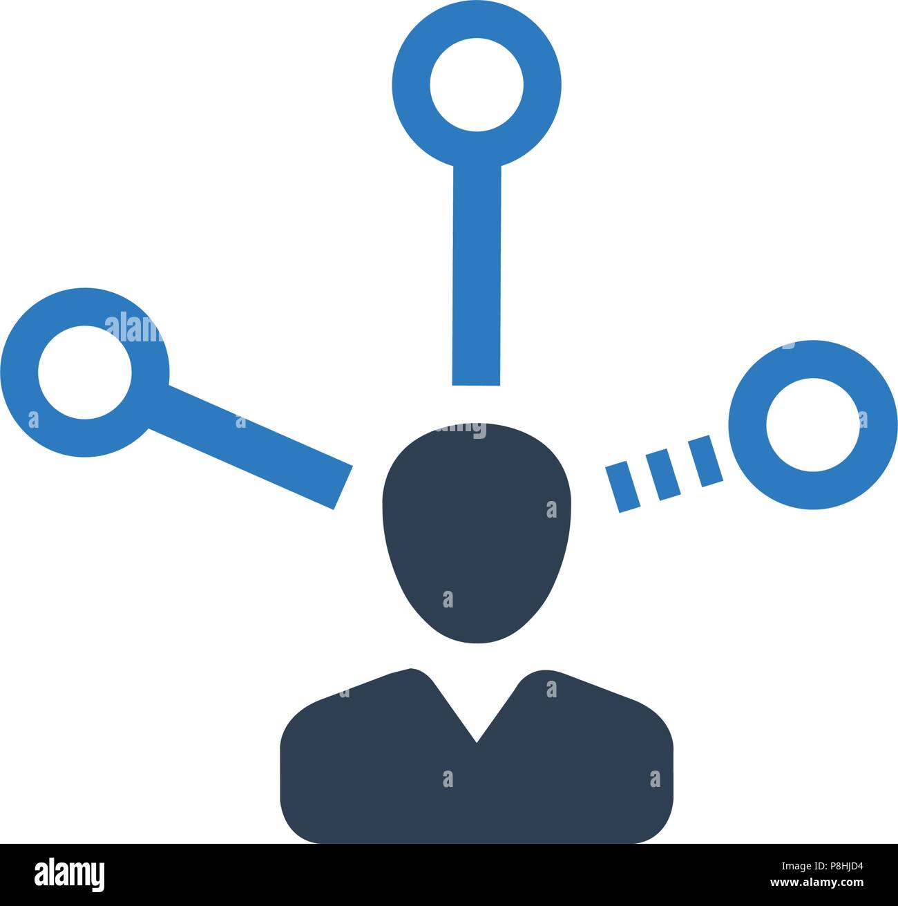 Business Network Icon Stock Vector Image & Art - Alamy