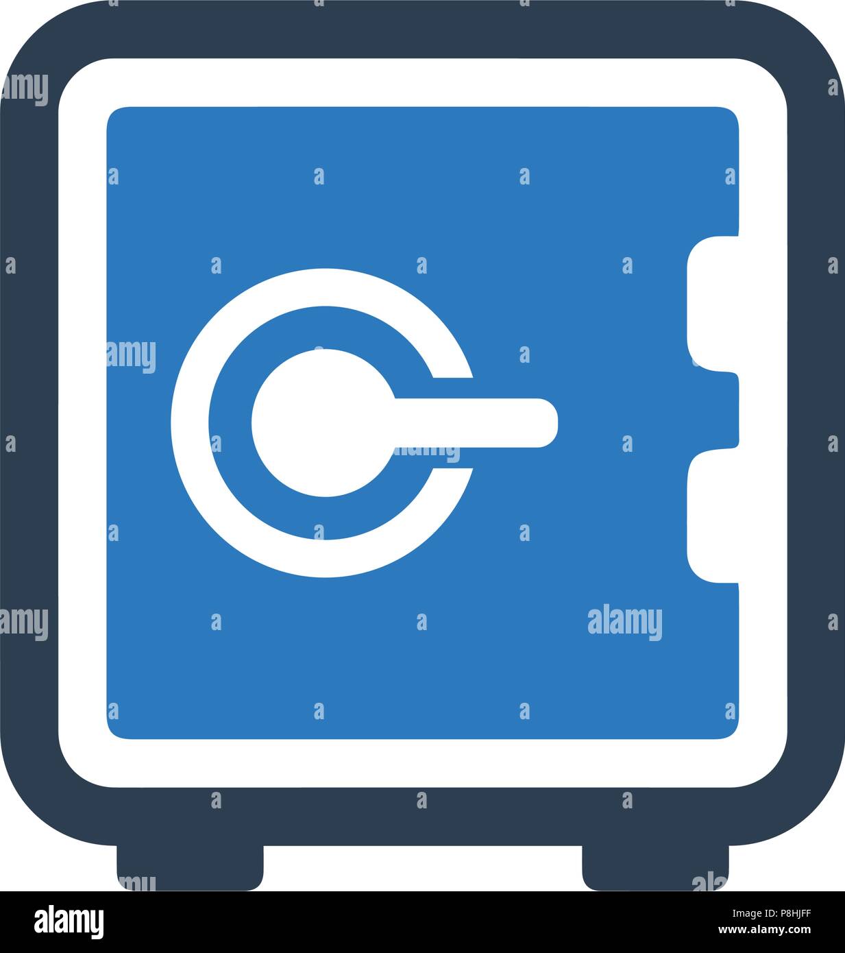 Bank Locker Icon Stock Vector Image & Art - Alamy