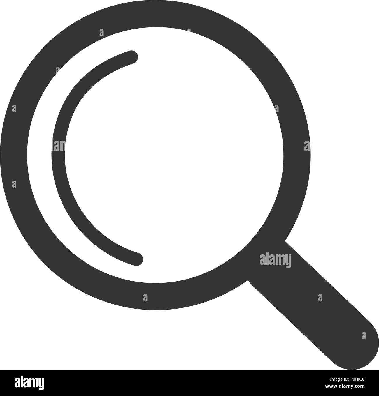 Magnifier glass icon Stock Vector Image & Art - Alamy