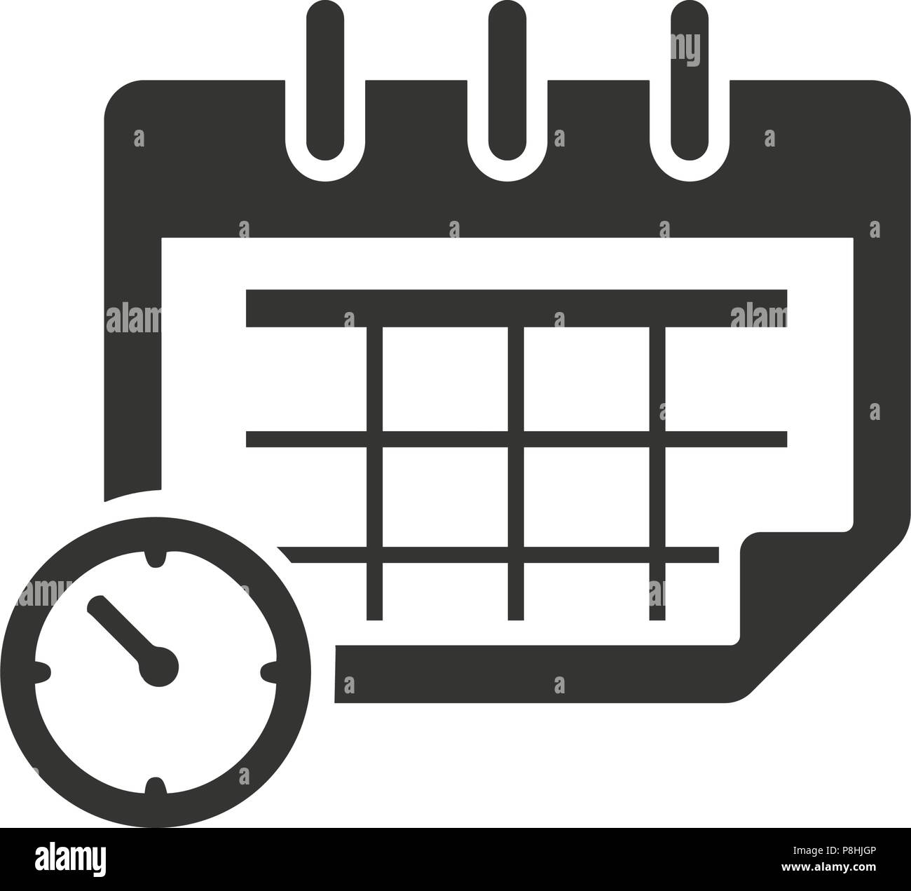 Schedule timing Stock Vector Images - Alamy