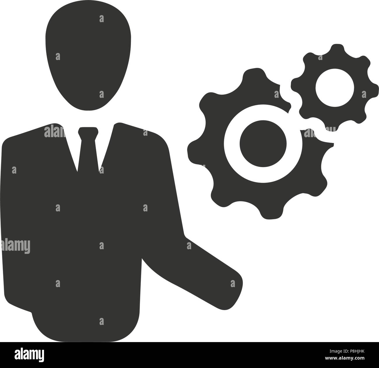 Business Solution Icon Stock Vector Image & Art - Alamy