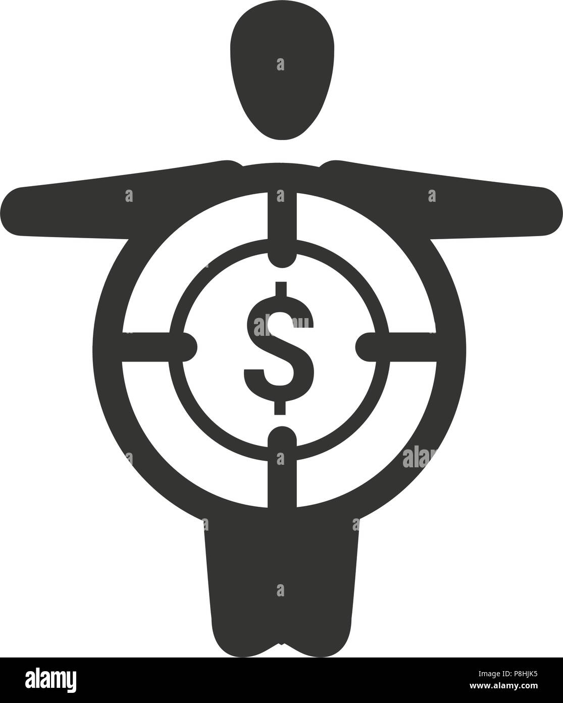 Financial target icon Stock Vector Image & Art - Alamy