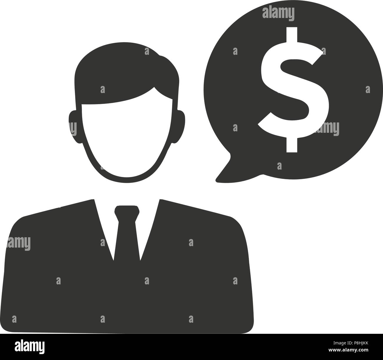 Financial Manager Icon Stock Vector Image & Art - Alamy