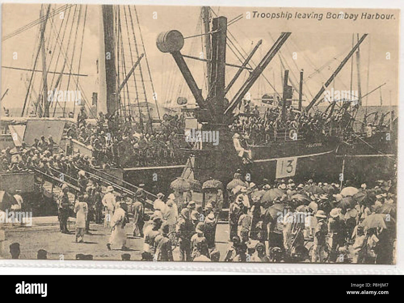 A and J Inglis No 193 Palitana Troop Ship Stock Photo - Alamy