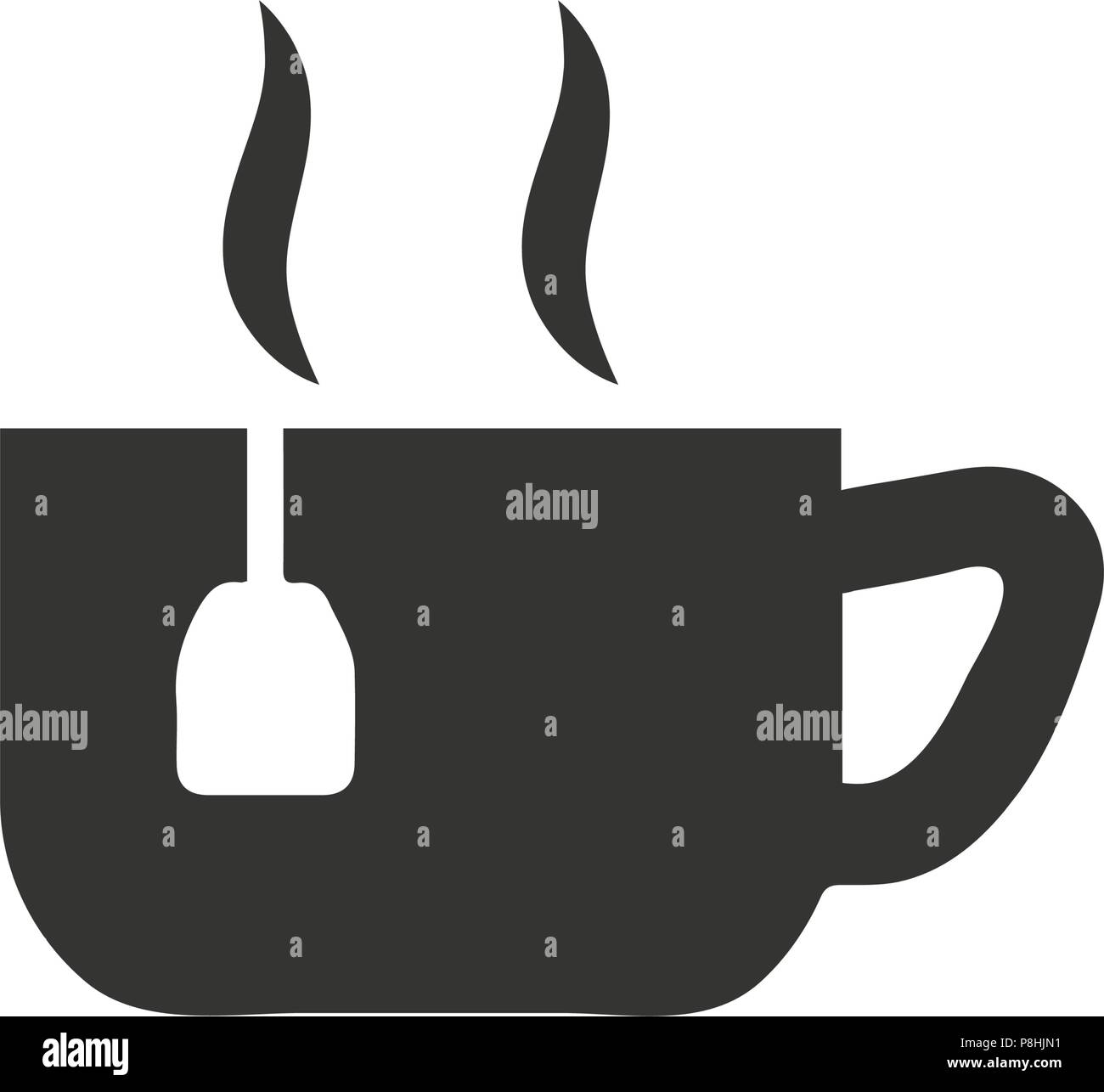 Tea Break Icon Stock Vector Image & Art - Alamy