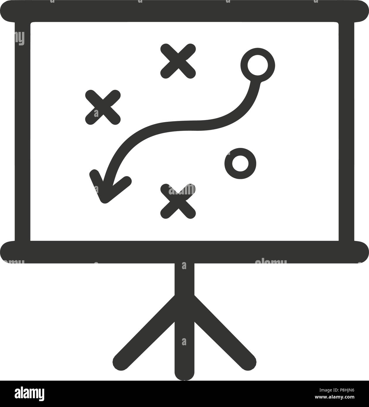 Presenting a Strategic Planning Icon Stock Vector Image & Art - Alamy