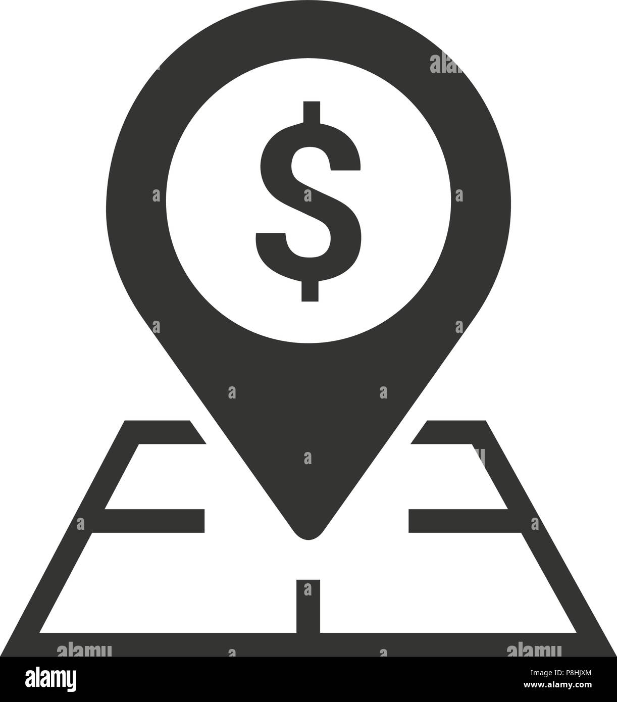 ATM Location Icon Stock Vector Image & Art - Alamy