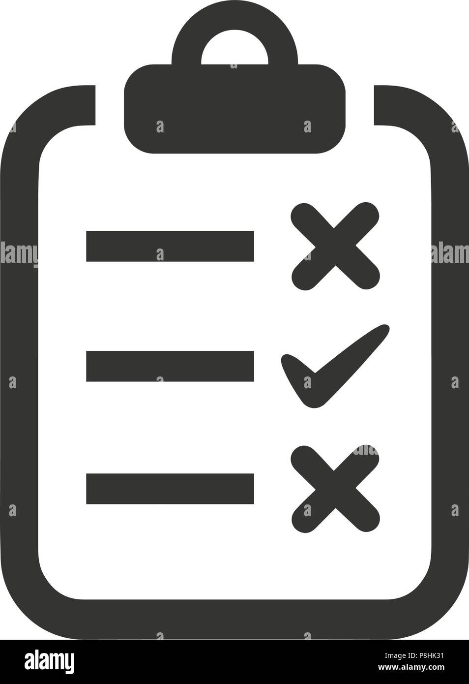 Checklist icon Stock Vector Images - Alamy