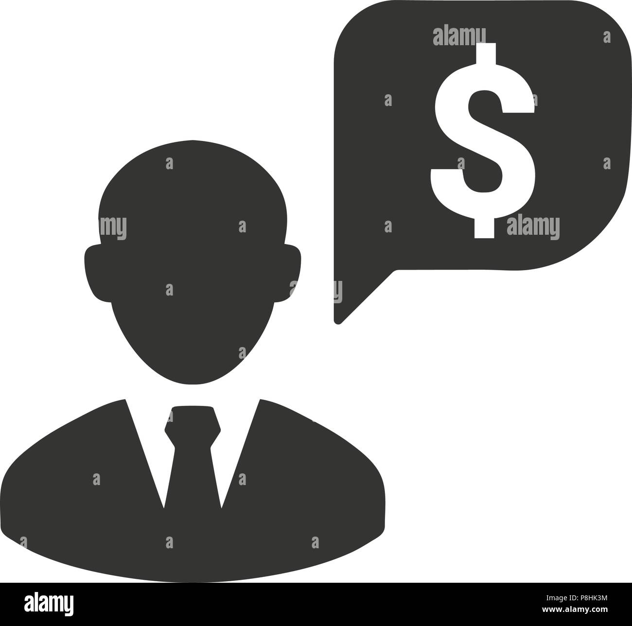 Financial Manager Icon Stock Vector Image & Art - Alamy