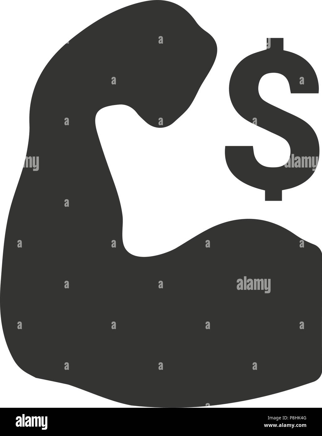 Financial Strength Icon Stock Vector Image & Art - Alamy