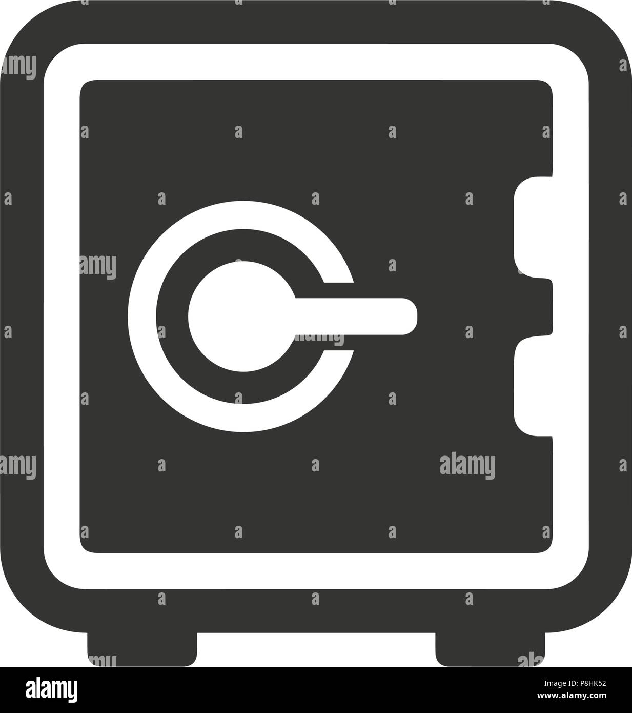 Bank Locker Icon Stock Vector Image & Art - Alamy