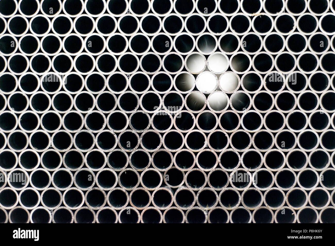 Pipe metal texture inside hi-res stock photography and images - Alamy