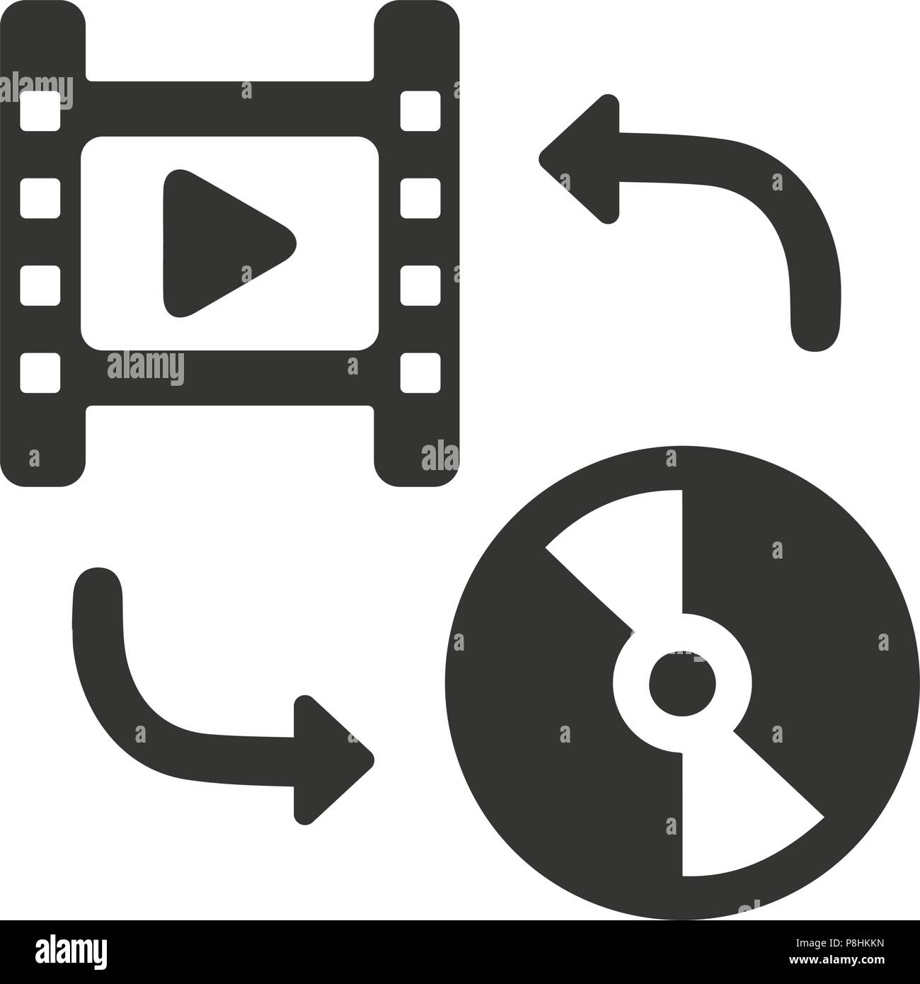 Video disk Stock Vector Images - Alamy