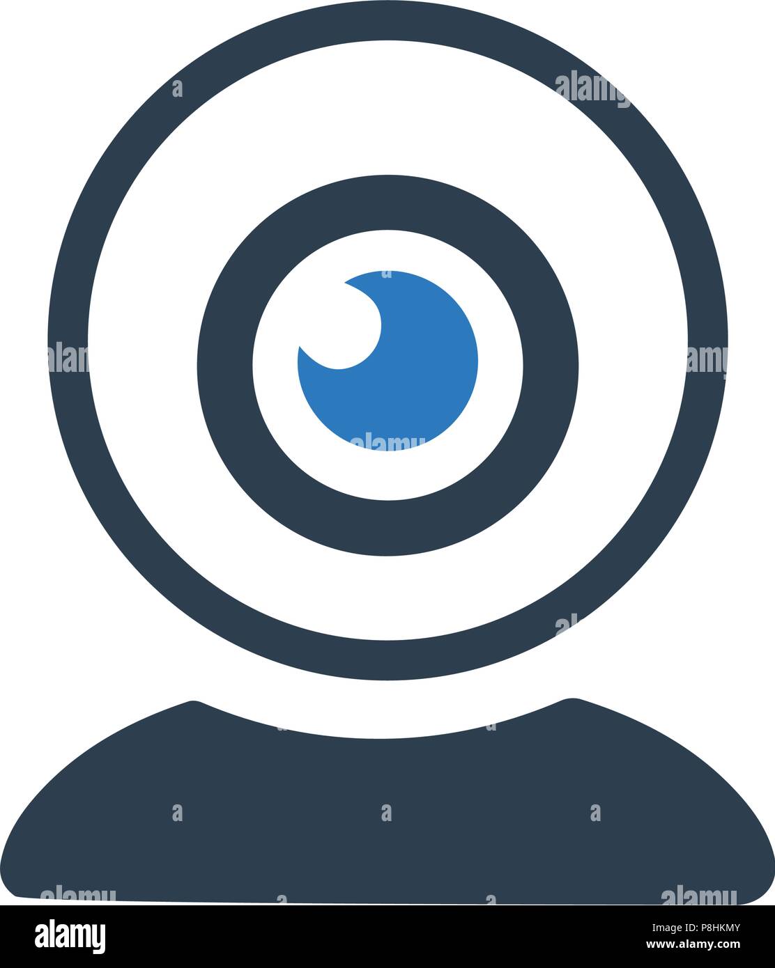 Webcam icon Stock Vector Images - Alamy