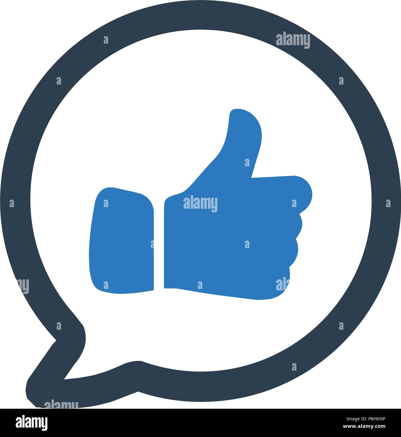 Positive Feedback Icon Stock Vector Image & Art - Alamy