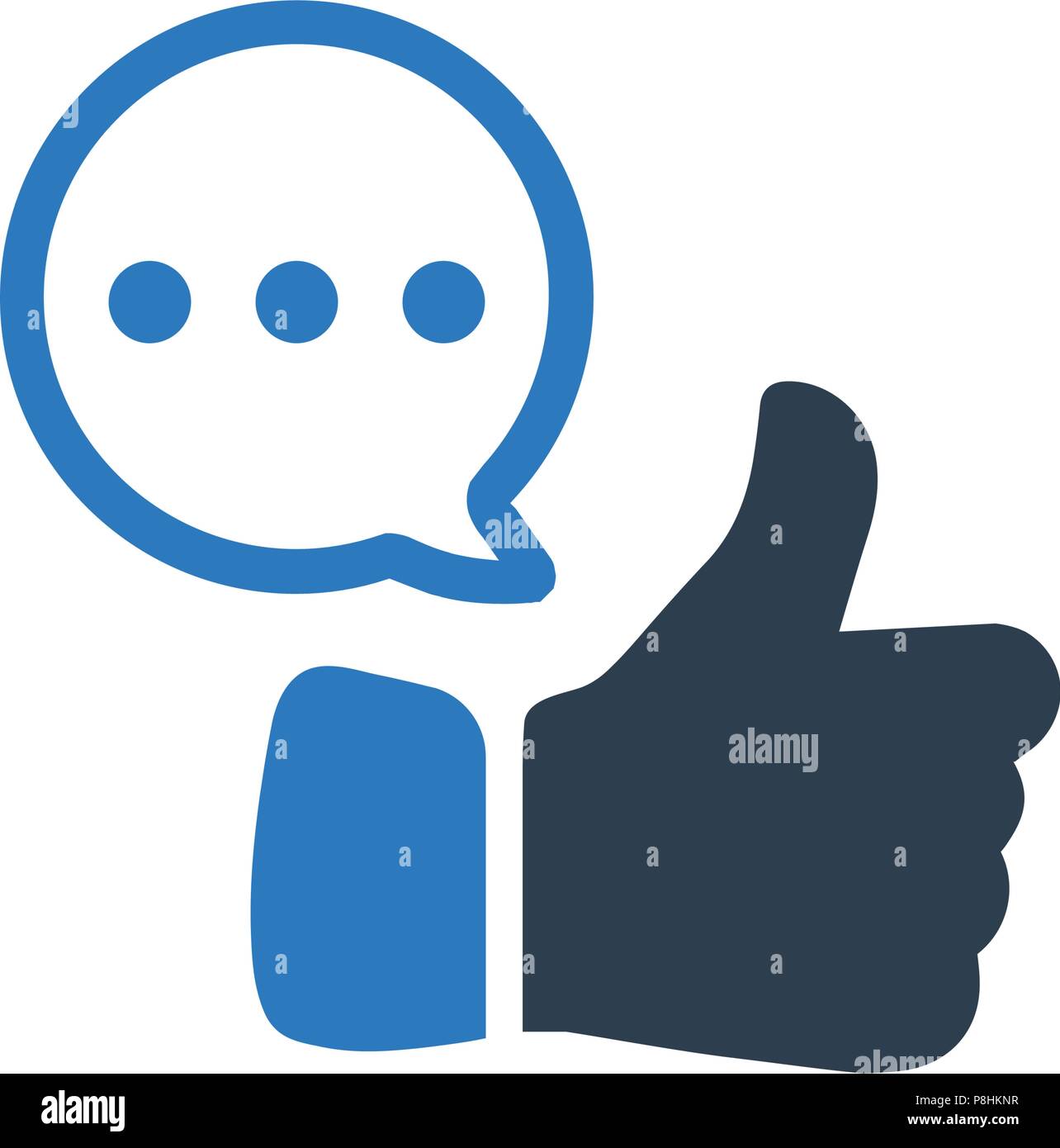Positive Feedback Icon Stock Vector Image & Art - Alamy
