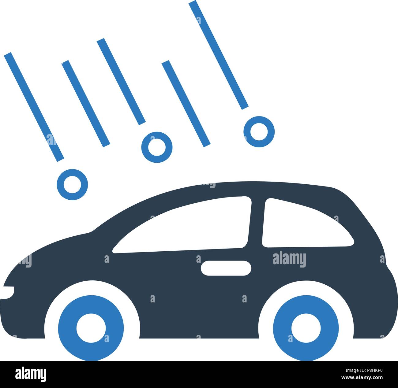 Hail Damage Icon Stock Vector Image & Art - Alamy