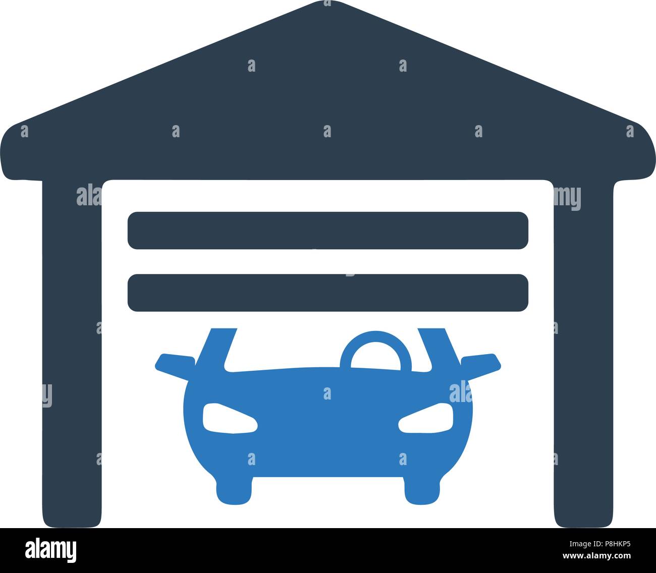 Car garage icon hi-res stock photography and images - Alamy