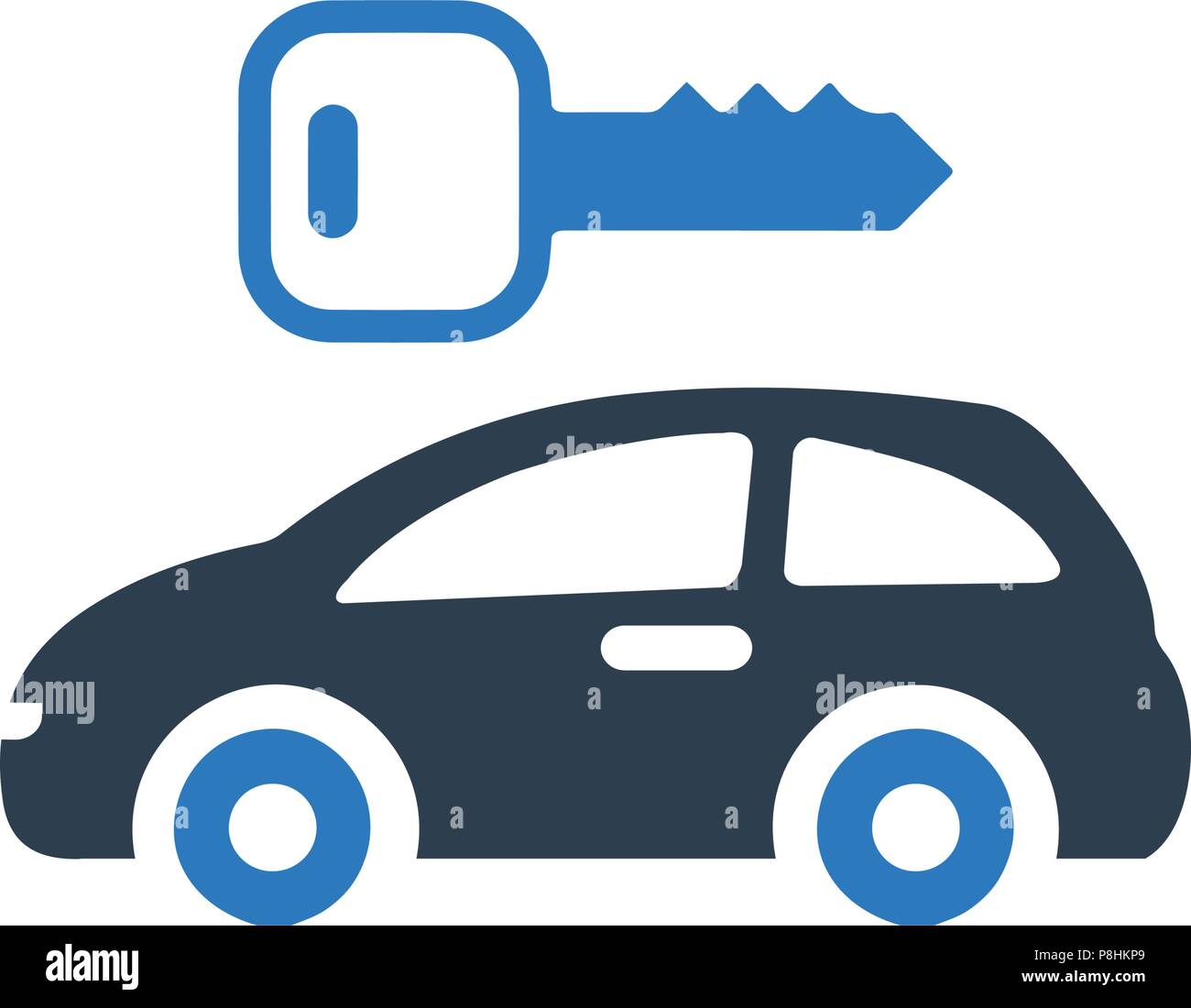 Car rental Stock Vector Images - Alamy