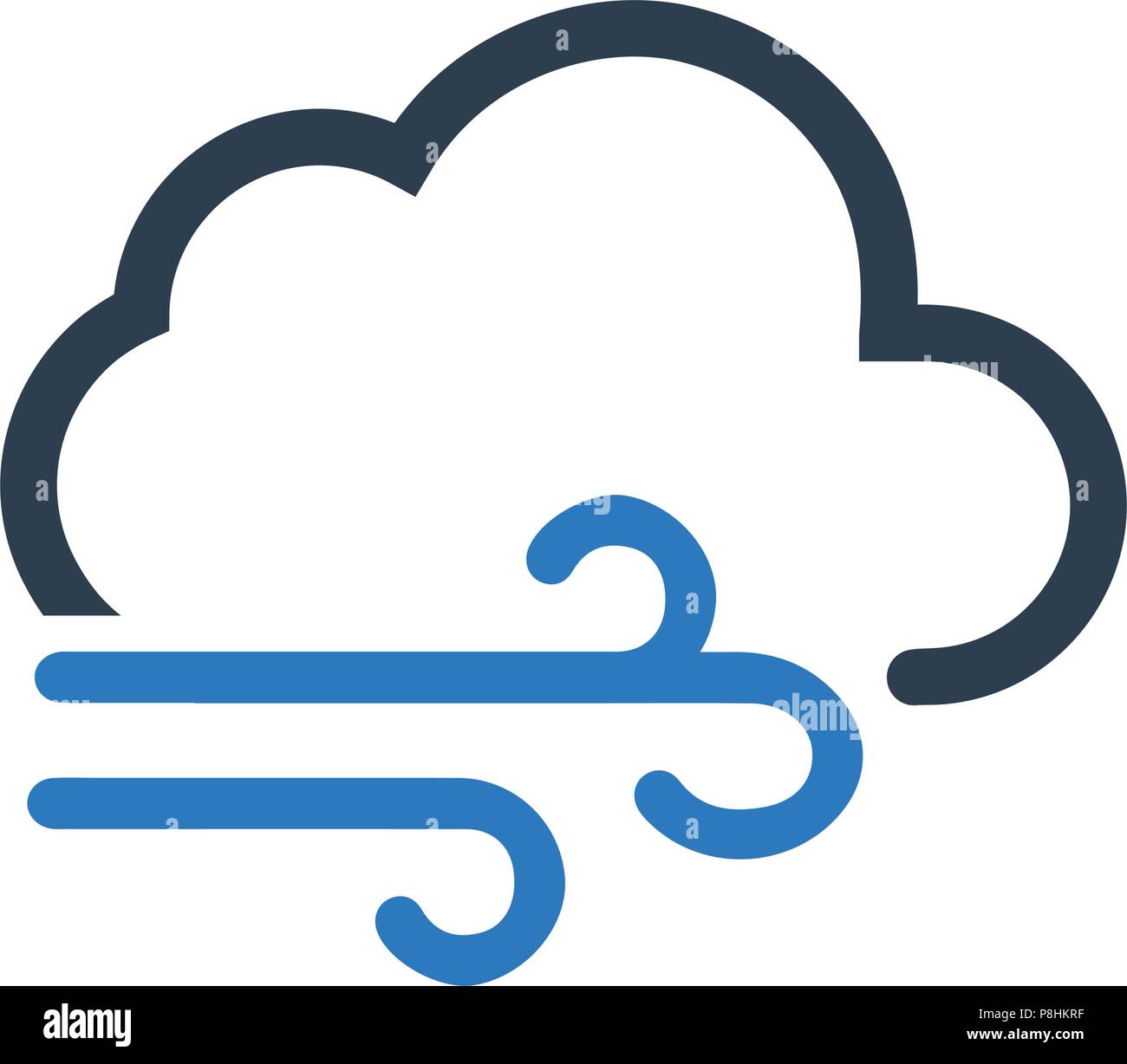 Cloudy Weather Icon Stock Vector Image & Art - Alamy
