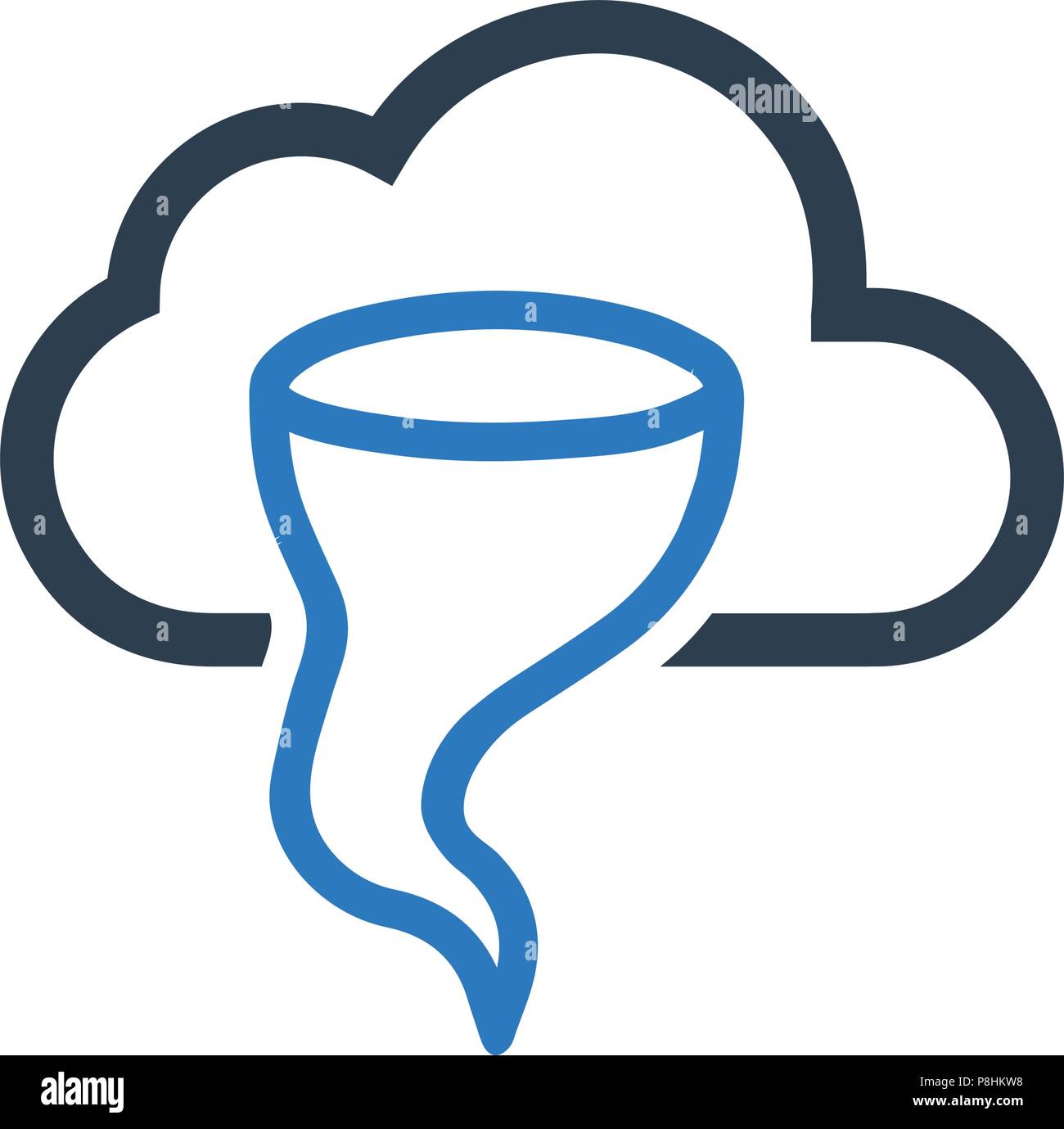 Tornado icon hi-res stock photography and images - Alamy