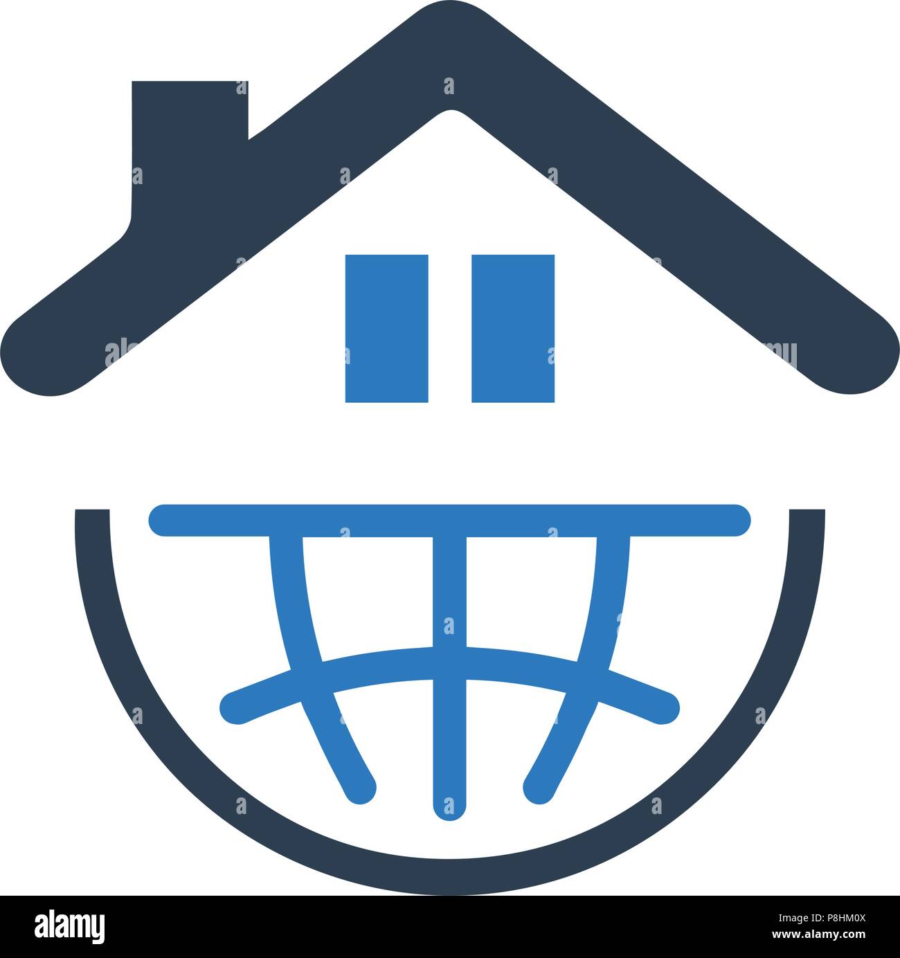 Global Real Estate Company Icon Stock Vector Image & Art - Alamy