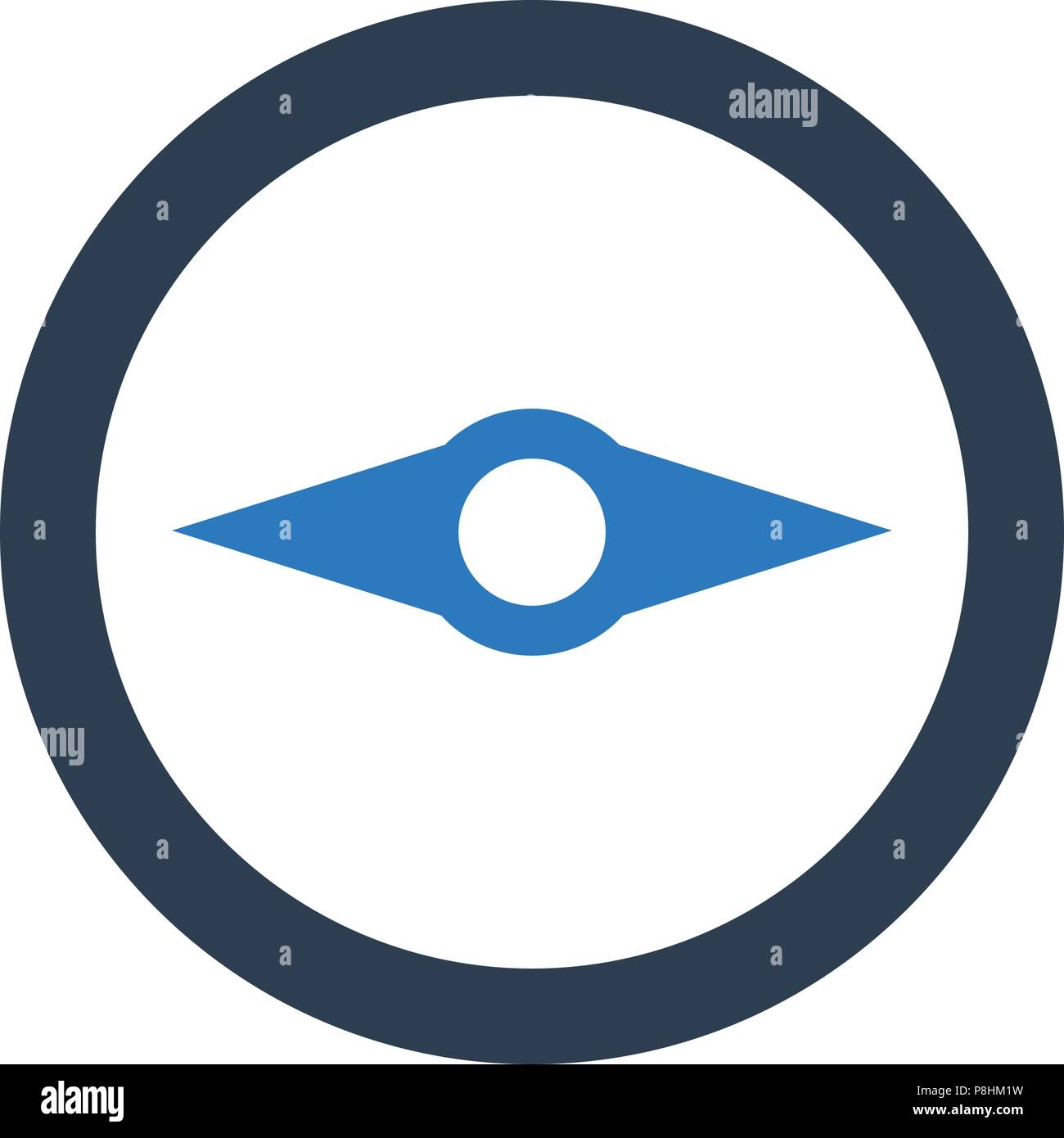 Direction Compass Icon Stock Vector Image & Art - Alamy