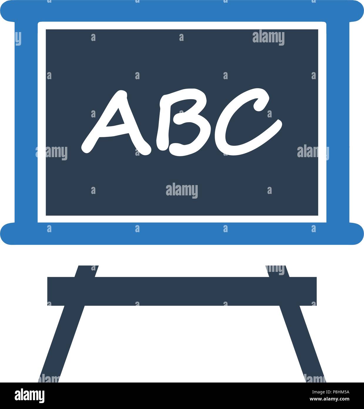 Alphabet Learning Icon Stock Vector Image & Art - Alamy