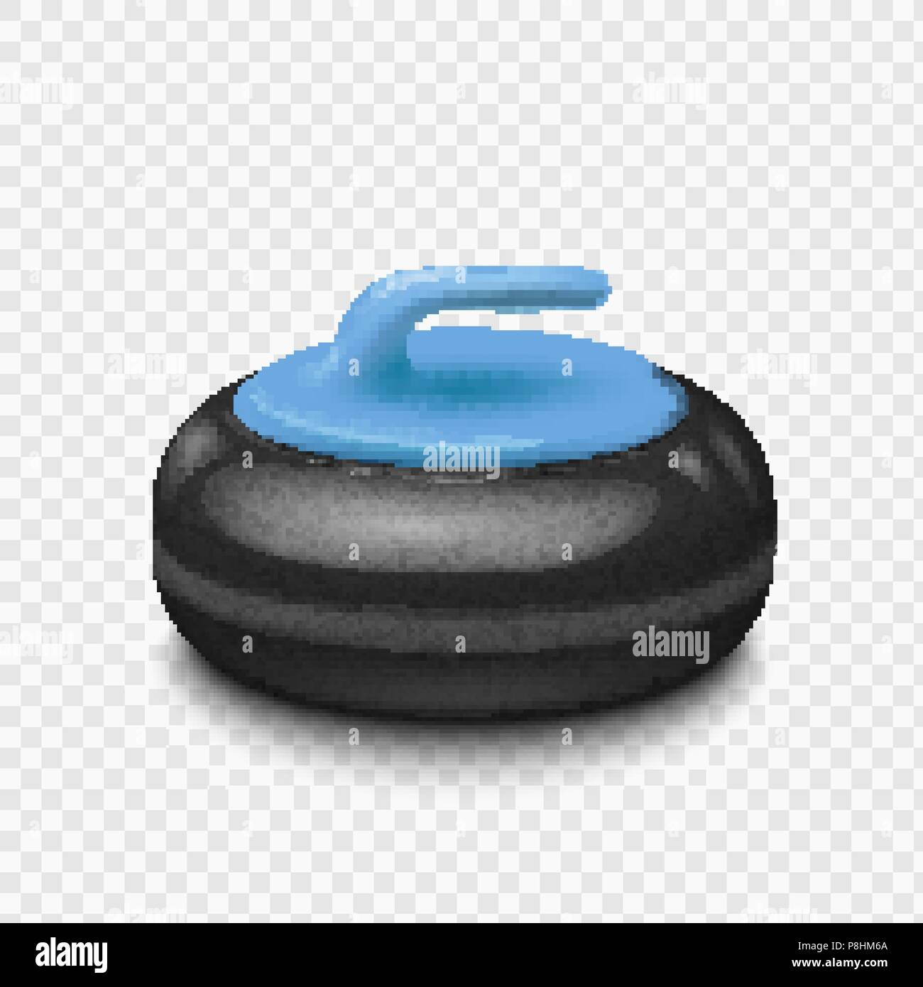 curling stone Isolated on a transparent background Stock Vector Image ...