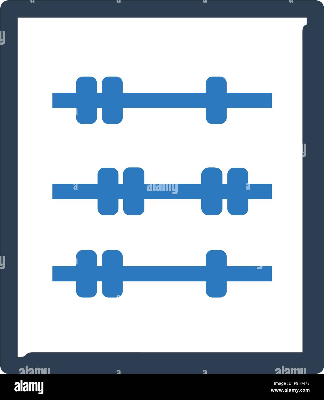 Abacus, Calculator Icon Stock Vector Image & Art - Alamy