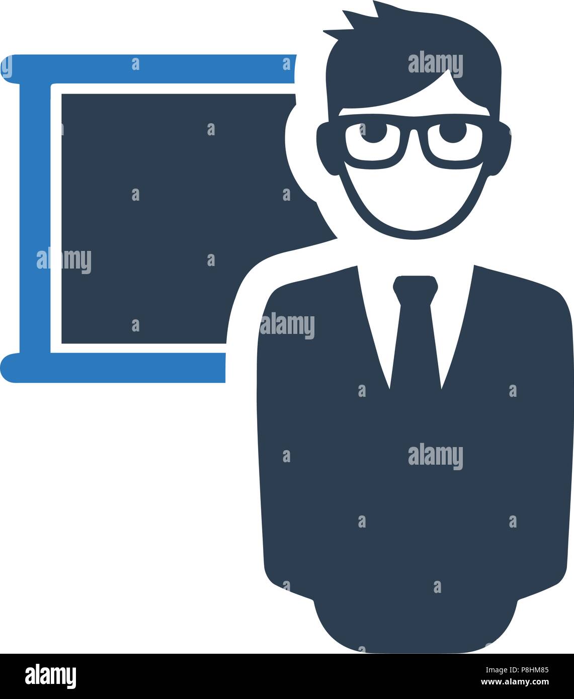 Teacher icon hi-res stock photography and images - Alamy