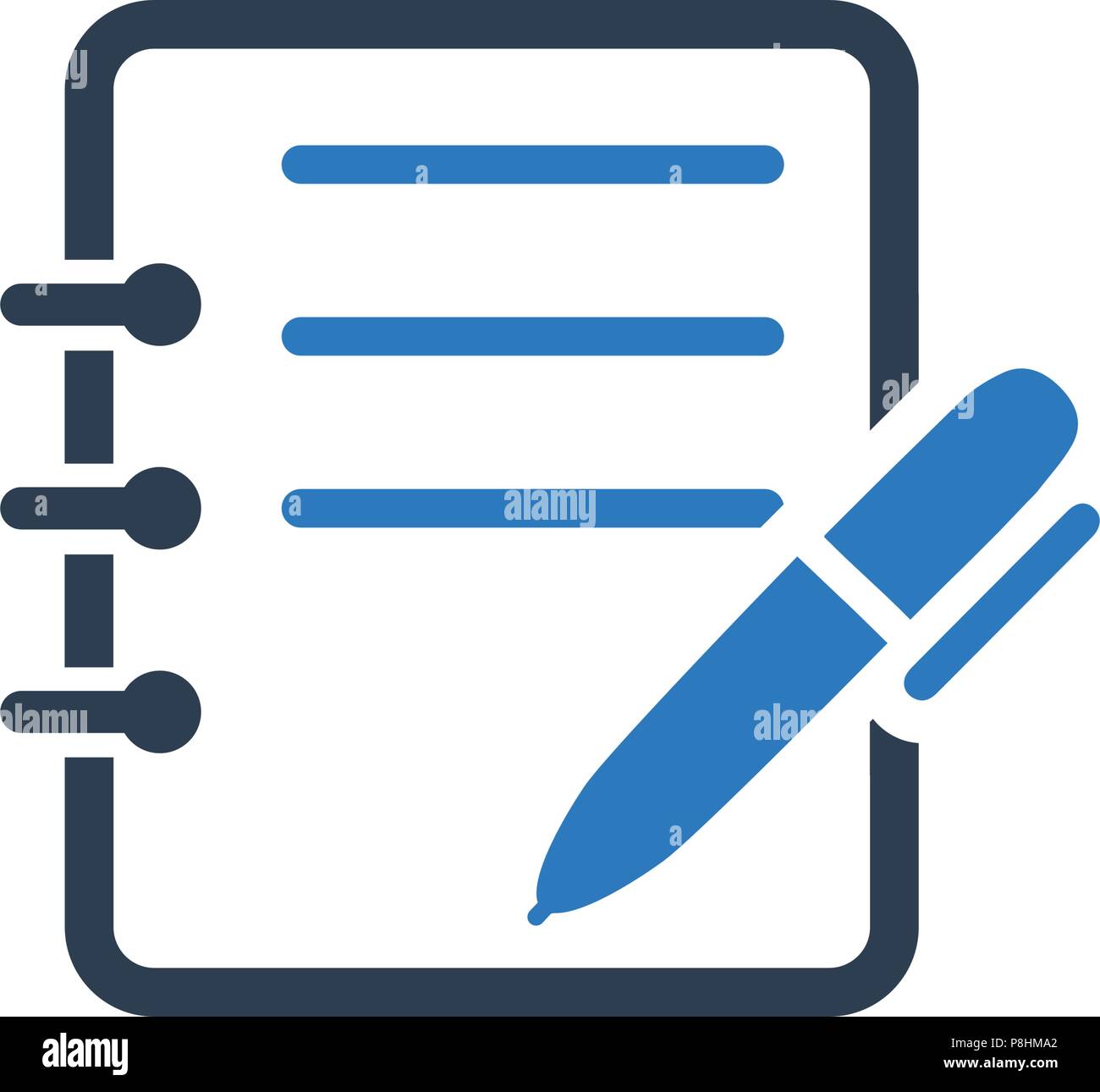 Write a Diary Icon Stock Vector Image & Art - Alamy