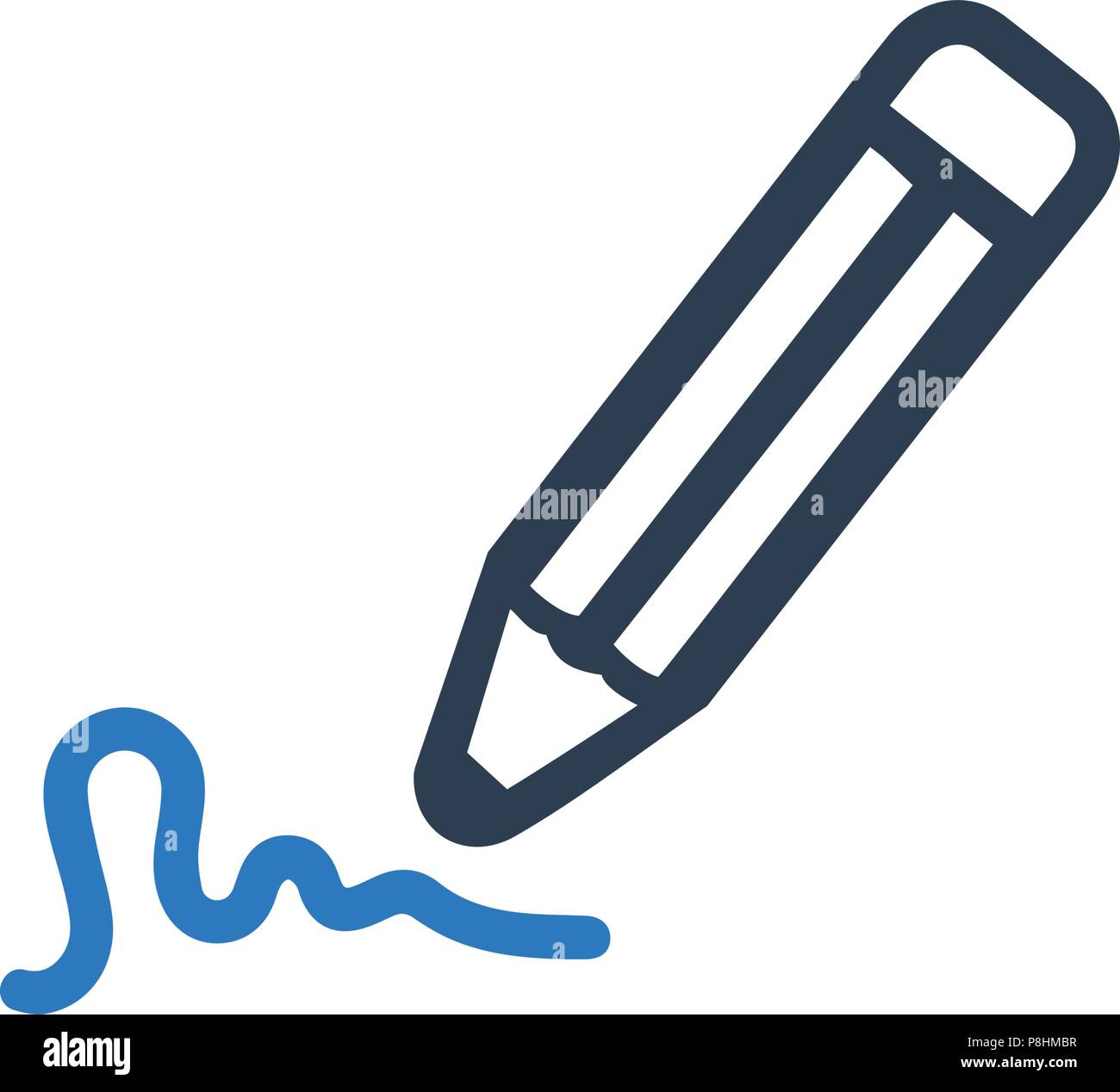 Draw, Signature Icon Stock Vector Image & Art - Alamy