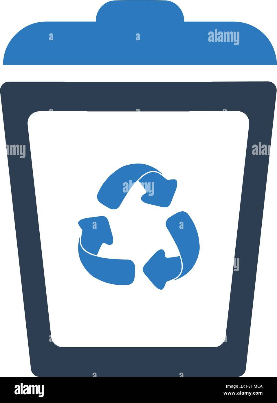 Blue Bin Icon