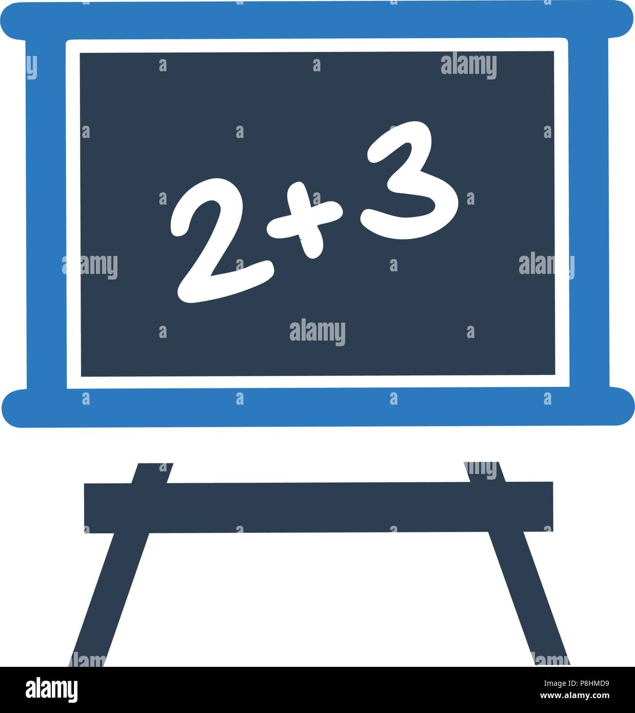 Math Learning Icon Stock Vector Image & Art - Alamy