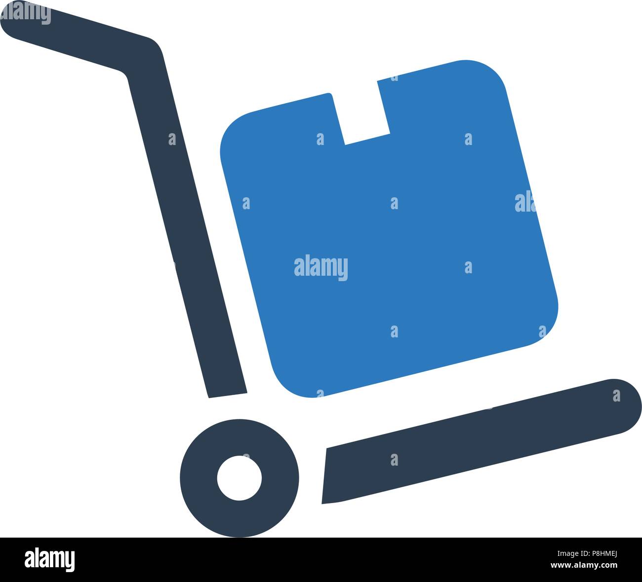 Shipping Trolley Icon Stock Vector Image & Art - Alamy