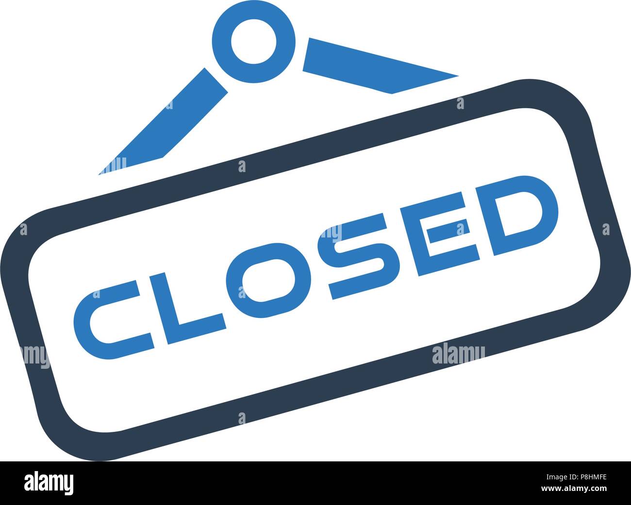 Shop Close Icon Stock Vector Image & Art - Alamy