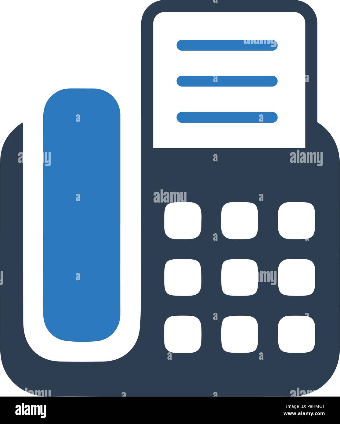 Fax Machine Icon Stock Vector Image & Art - Alamy