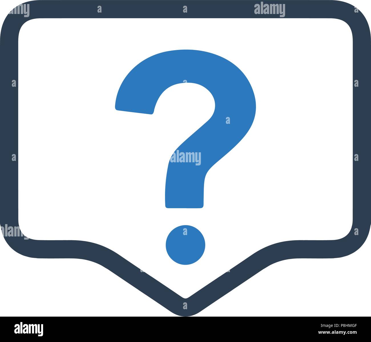 Ask Question Icon Stock Vector Image & Art - Alamy