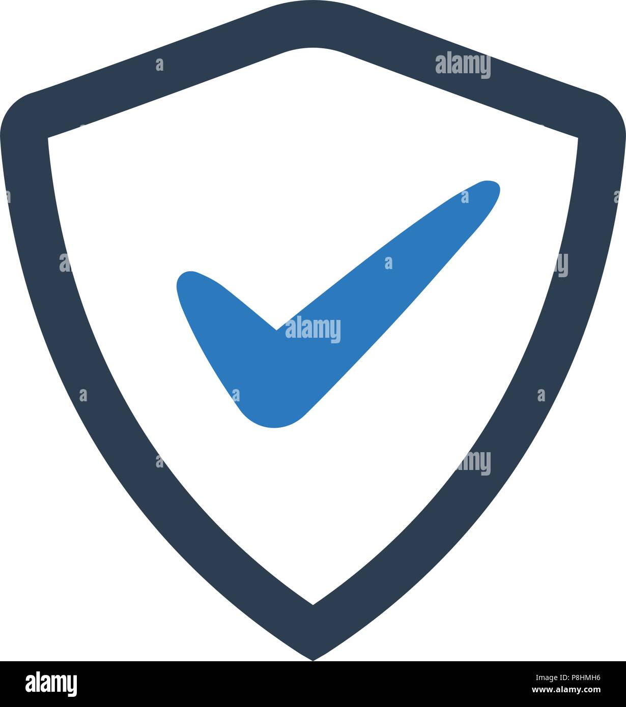 Security Shield Icon Stock Vector Image And Art Alamy
