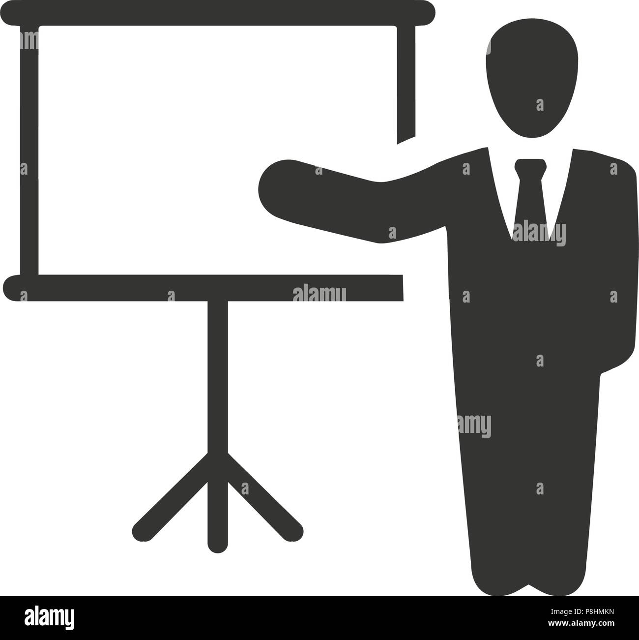 Presentation, Lecture Icon Stock Vector Image & Art - Alamy