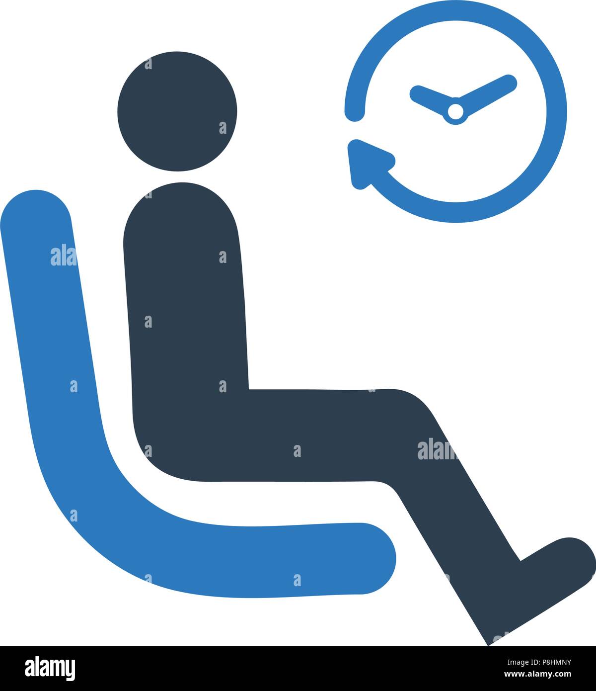 Waiting, Waiting Room Icon Stock Vector Image & Art - Alamy