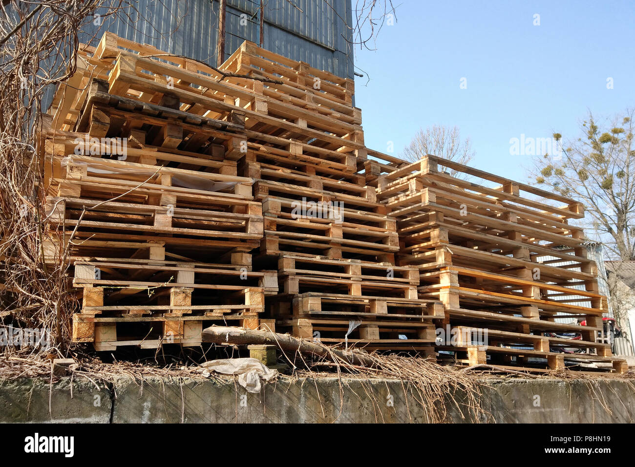 Pallet recycling business hi-res stock photography and images - Alamy