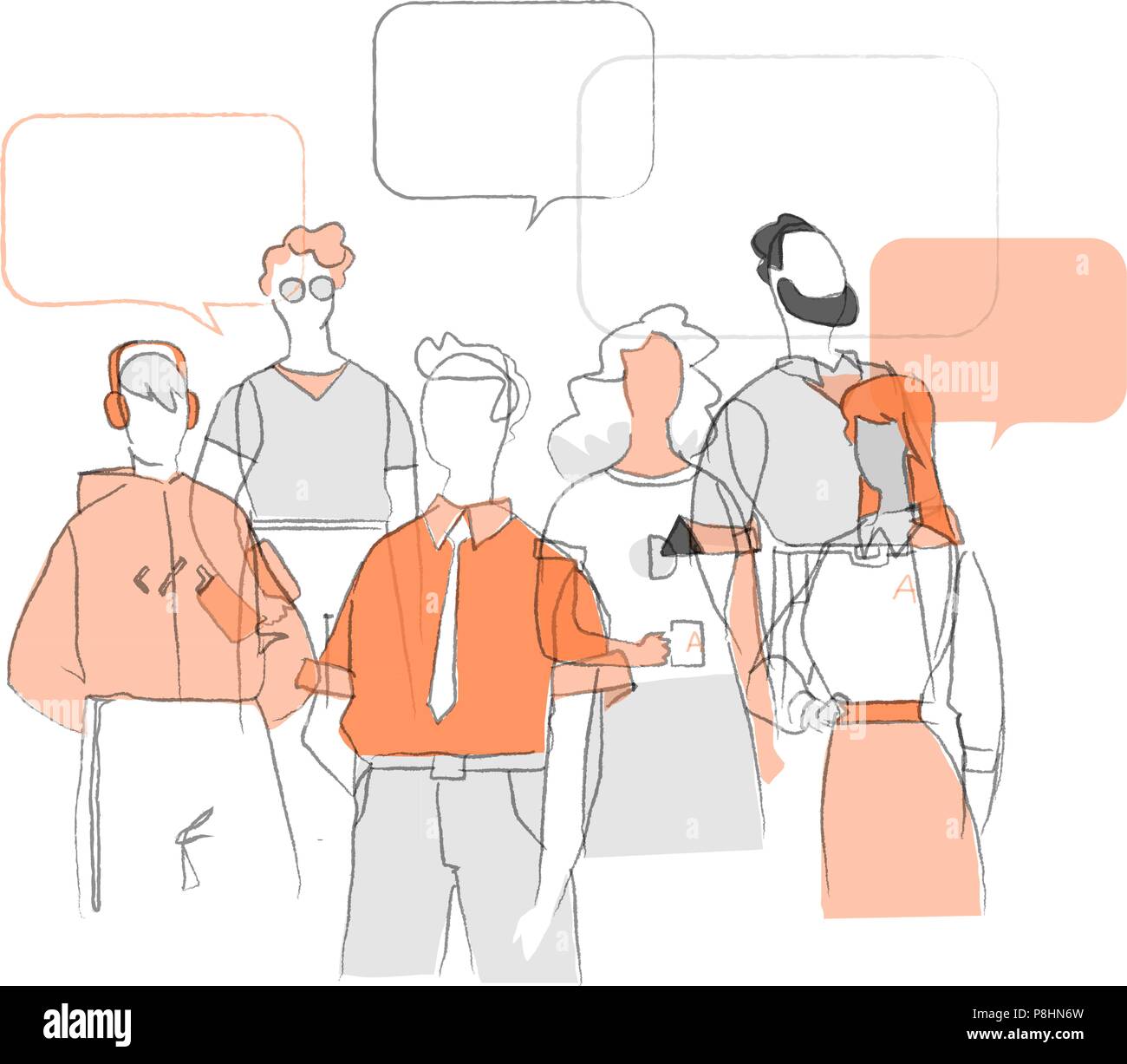 Instant mesaging hi-res stock photography and images - Alamy