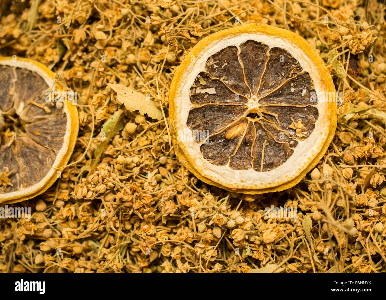 Dry herbal plants as food and remedy Stock Photo - Alamy